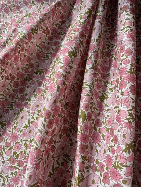 Liberty Tana Lawn® - LTL03634095T - Poppy & Daisy (pink) – Sewbox